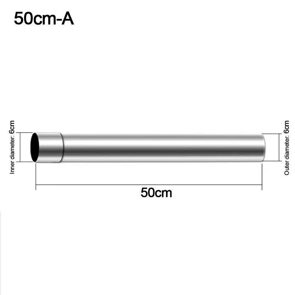 Удлинитель дымохода из нержавеющей стали 50cm-A