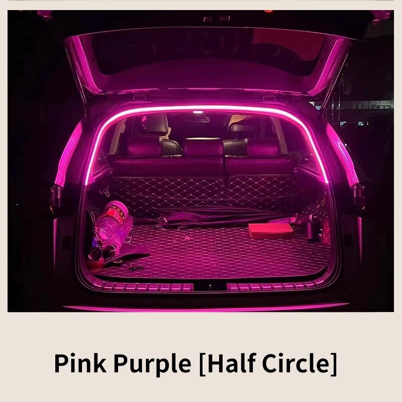 Светодиодная лента в багажник авто, Pink purple, 2M
