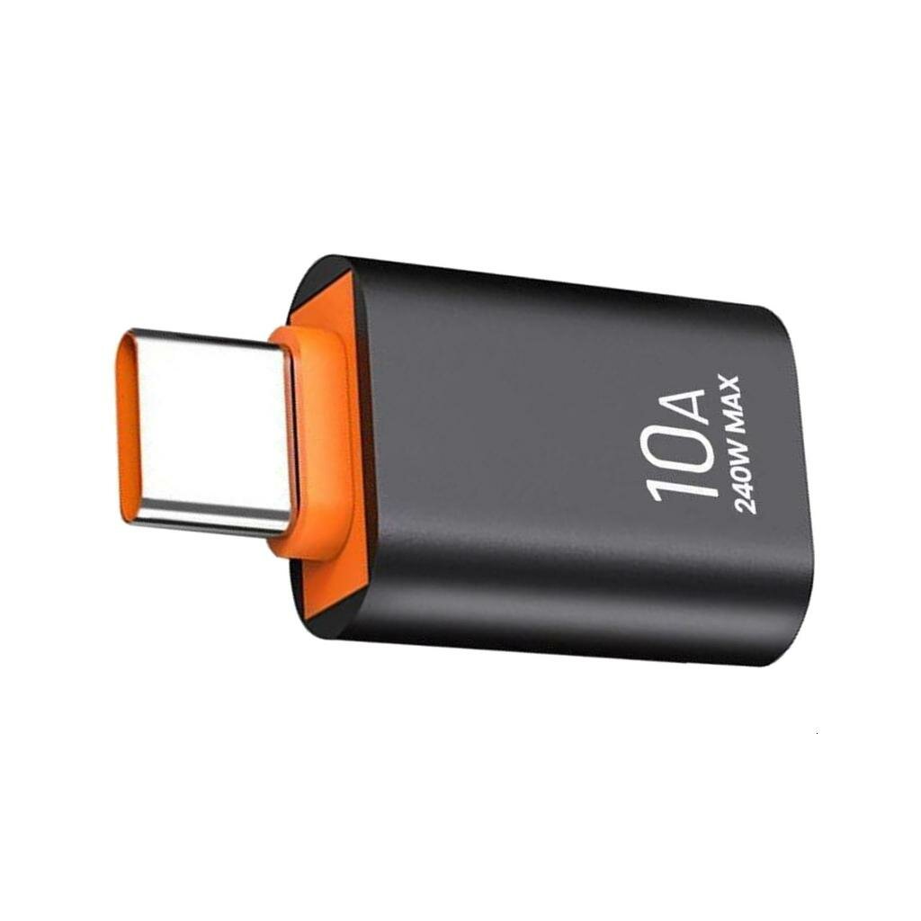 Адаптер USB-A — USB-C, Черный