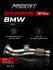 Даунпайп BMW B58 OPF нержавеющая сталь AISI 304 MADCAT CUSTOMS