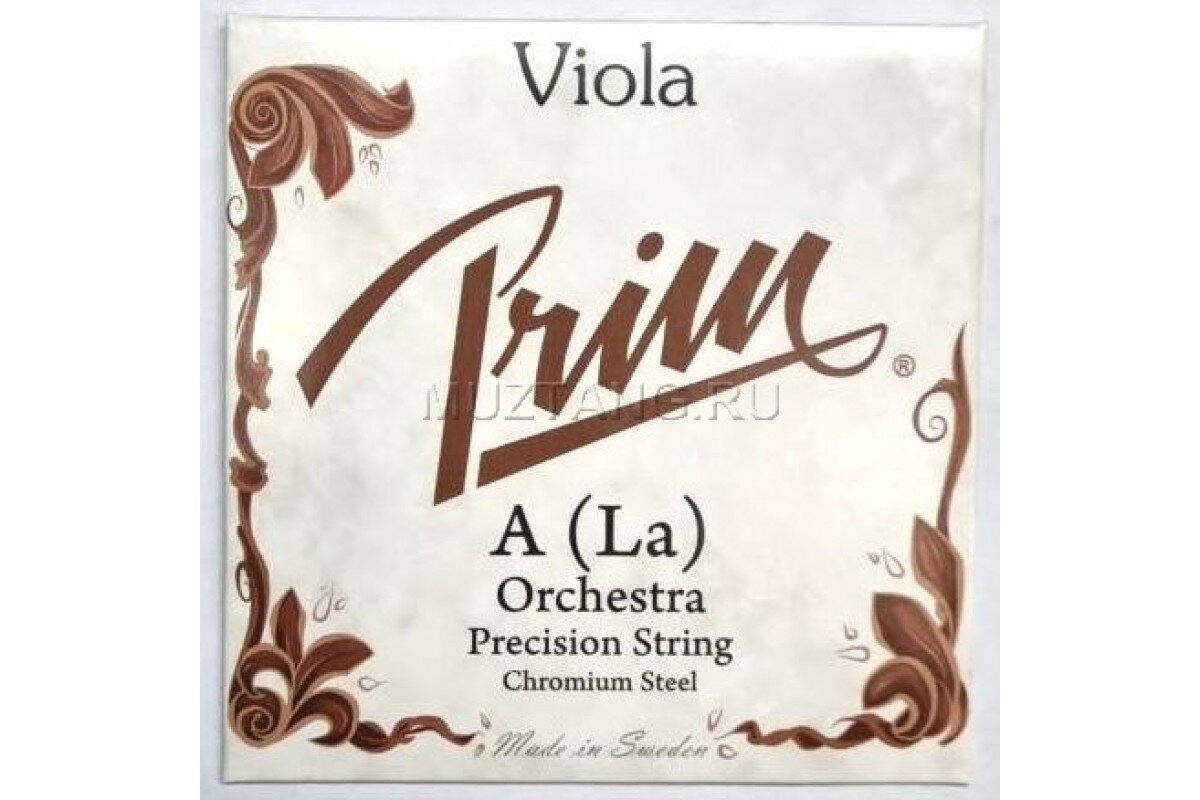 PRIM Orchestra струна A (Ля) для альта, сильное натяжение, хромированная сталь