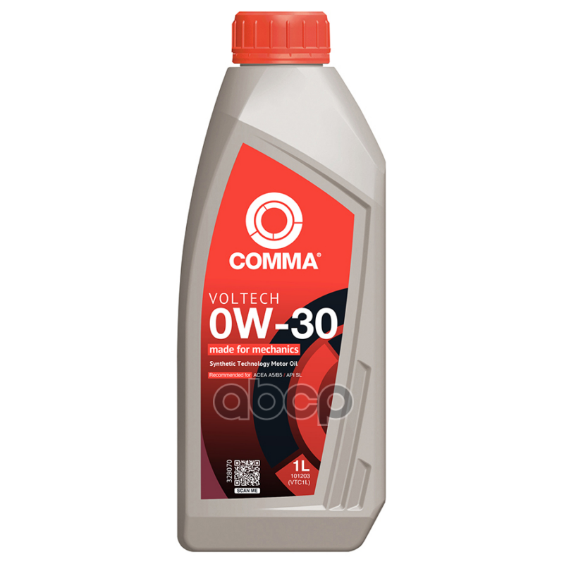 COMMA Масло моторное Voltech for Volvo 0W-30 (ACEA A5/B5) 1л