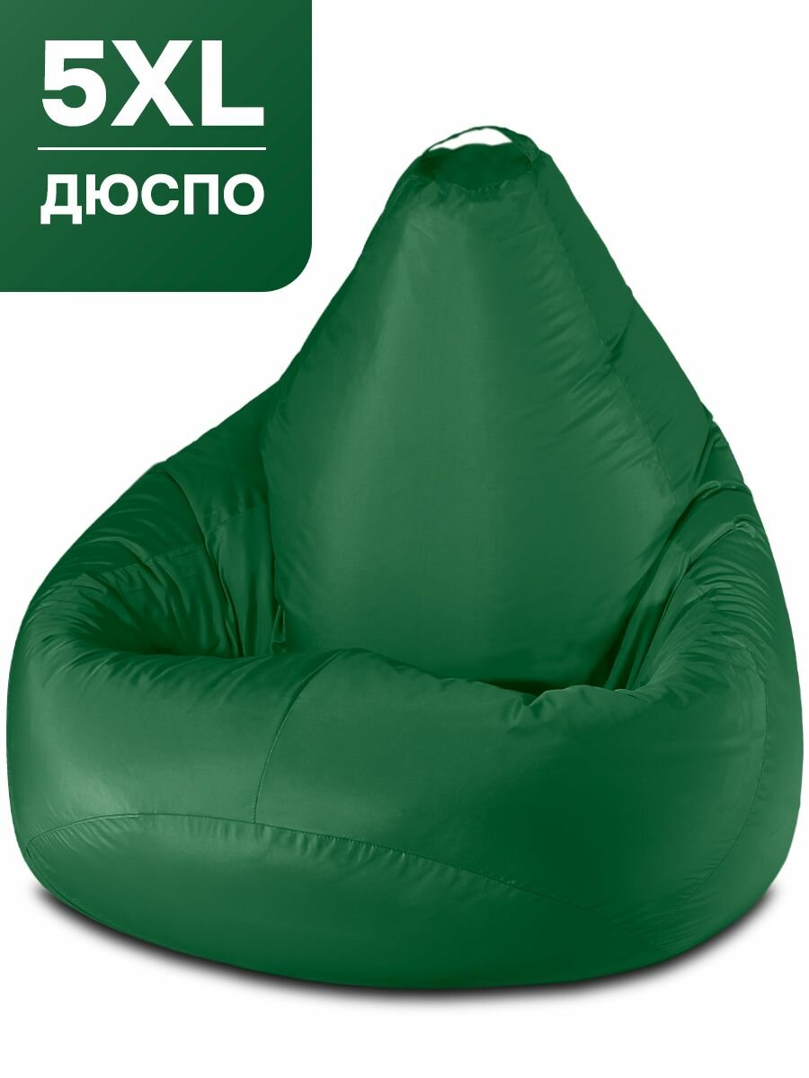 PUFON Кресло мешок Груша 5XL Дюспо Темно-зеленый