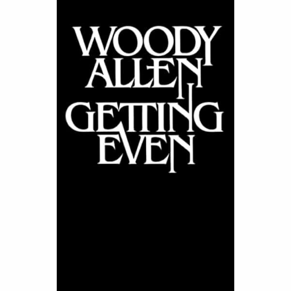 Getting Even，Reprinted paperback book
