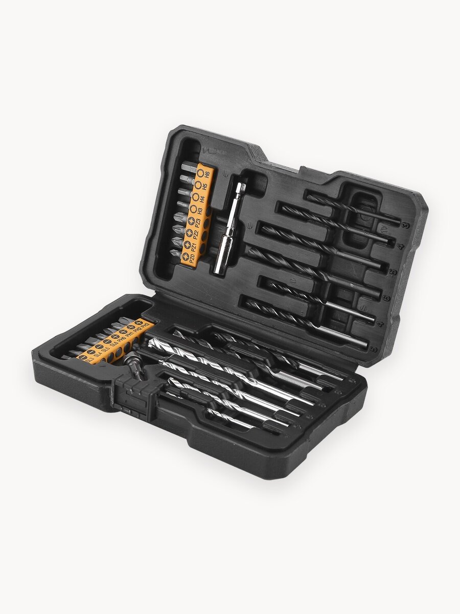 Универсальный набор оснастки DEKO DH30 (30 предметов) в пластиковом кейсе