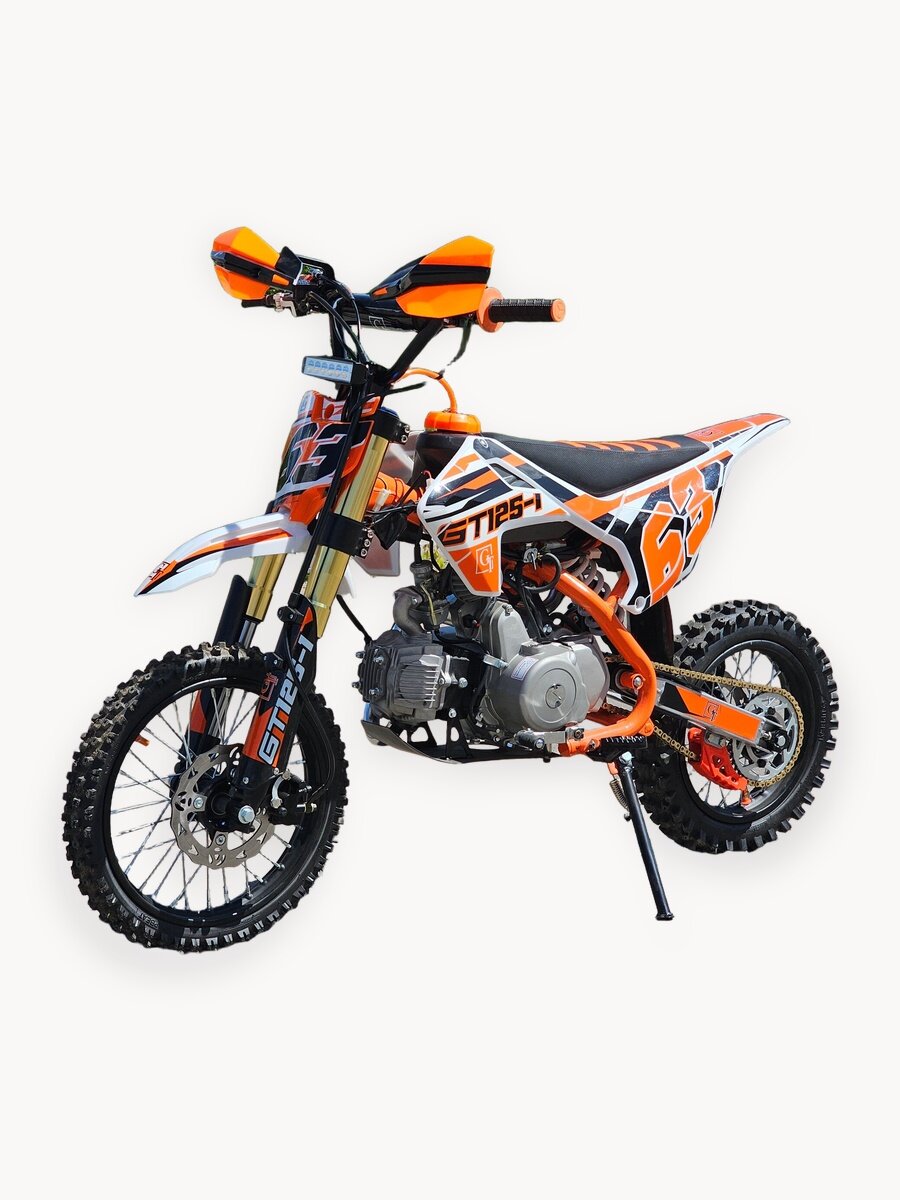 Мотоцикл питбайк подростковый GT 125-1 125 кубов, 4 передачи