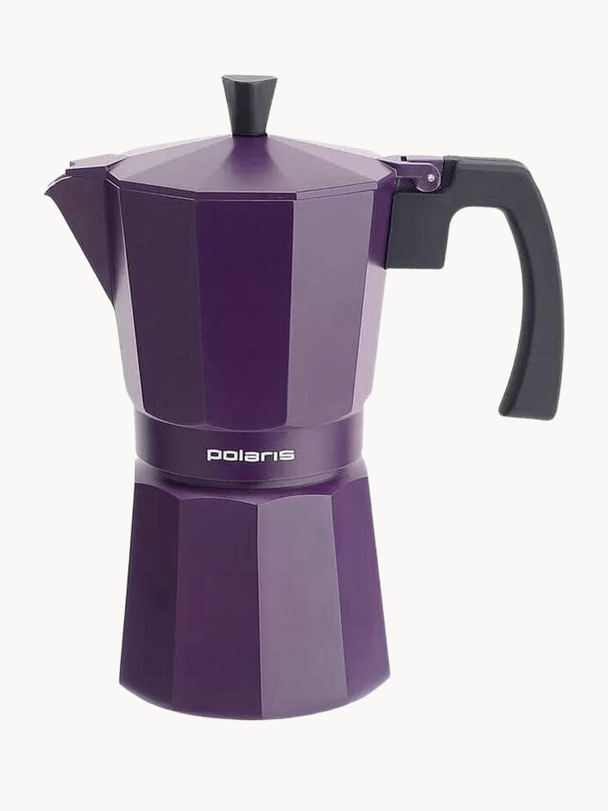 Кофеварка Polaris ECO Collection-9C, гейзерная, алюминиевая, с матовым покрытием