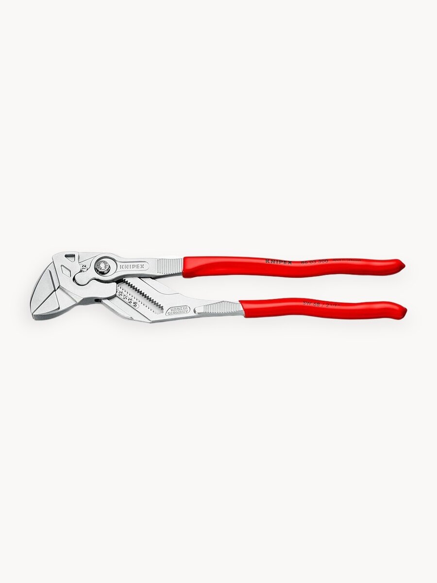 Клещи переставные KNIPEX, гаечный ключ, зев 68 мм, длина 300 мм разводной ключ KN-8603300