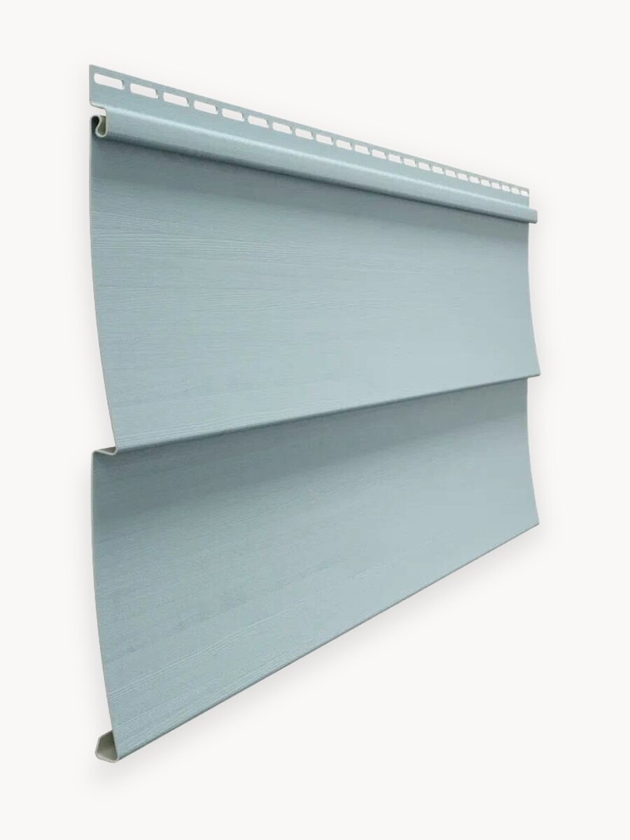 Сайдинг Docke STANDARD, виниловый, рельефный, цвет голубика, 25x300 см, 1шт