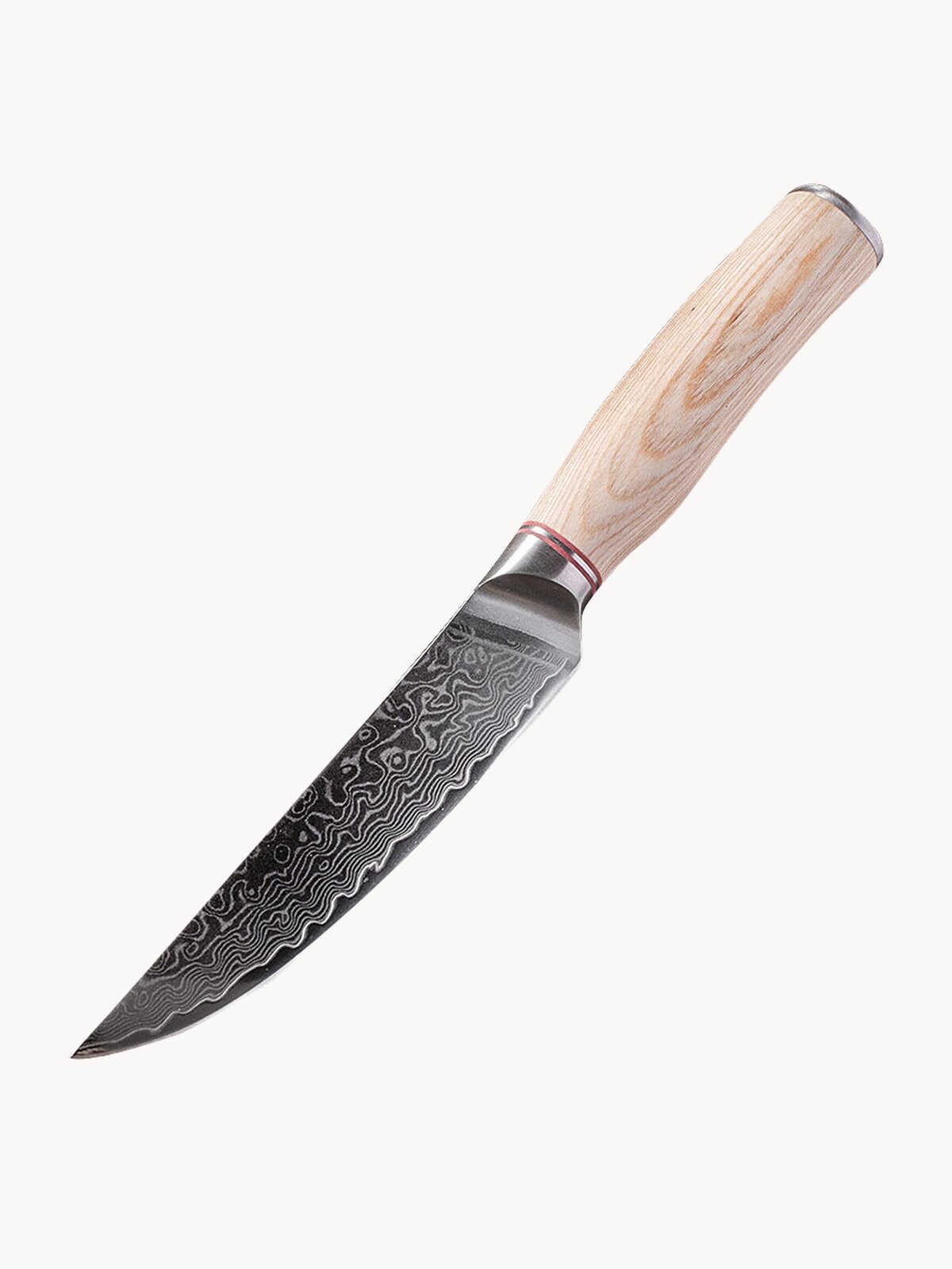 Нож кухонный универсальный маленький HIMURA DAMASCUS NARRA Дамасская сталь