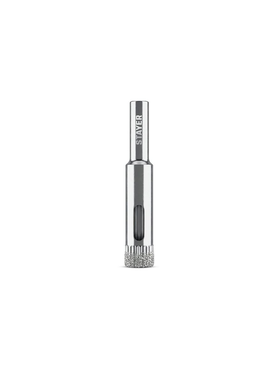 STAYER DIAMOND d 10 мм, Р60, Алмазное трубчатое сверло (29930-10)