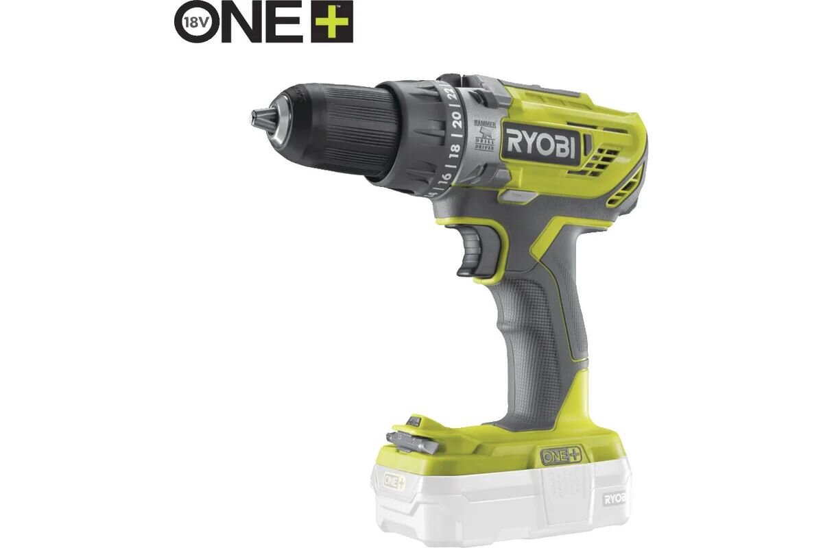 Ryobi ONE+ ударная дрель-шуруповерт R18PD3-0 без а