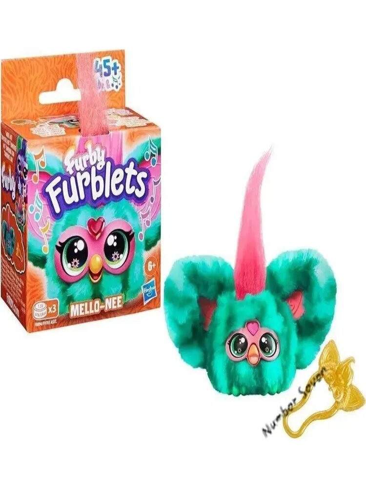 Hasbro Furby Furblets Plush Toy Ферби Интерактивные плюшевые игрушки с голосовой активацией и модными аксессуарами