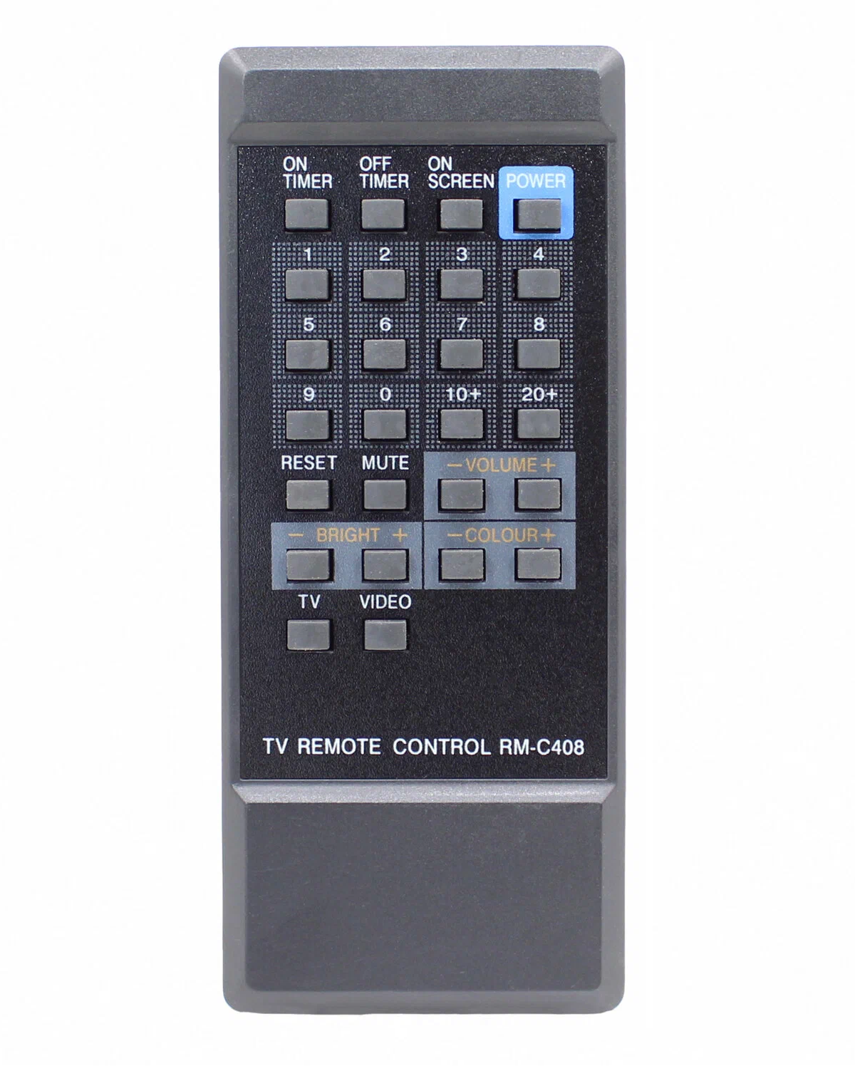 Пульт Huayu RM-C408, для телевизора, JVC, цвет чёрный, ИК-сигнал