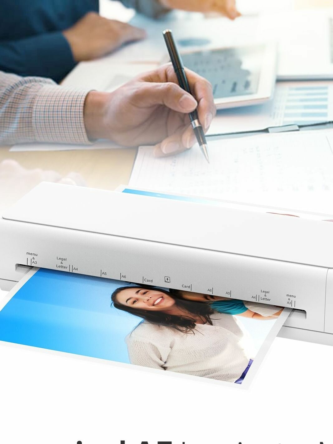 Набор настольных ламинаторных машин формата А3 для многофункционального горячего и холодного ламинирования