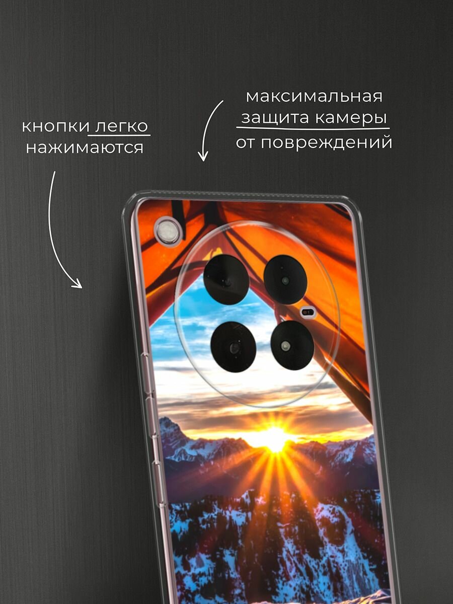 Чехол на Infinix Zero 40 4G / Инфиникс Зеро 40 4G с принтом "Горы 7" — фото 1