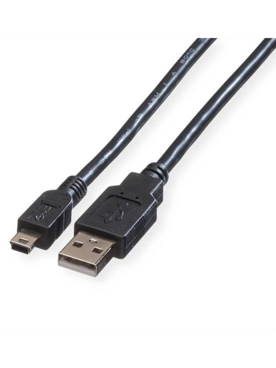 Переходник mini-USB(male) на USB2.0(male), с передачей данных, 100 см