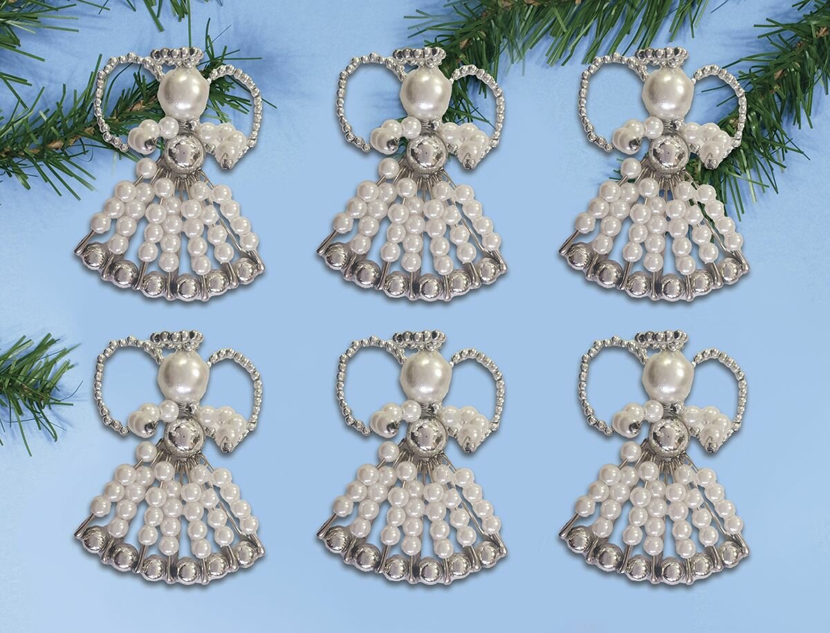 Набор для создания елочных игрушек DESIGN WORKS "Ангелы"