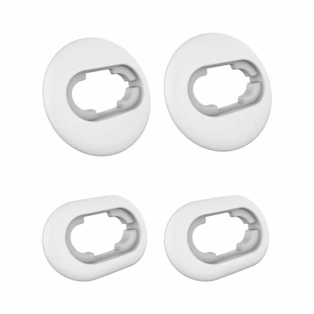 Силиконовый чехол для наушников BAPPSUS для Samsung Galaxy Buds Live White 2Pairs