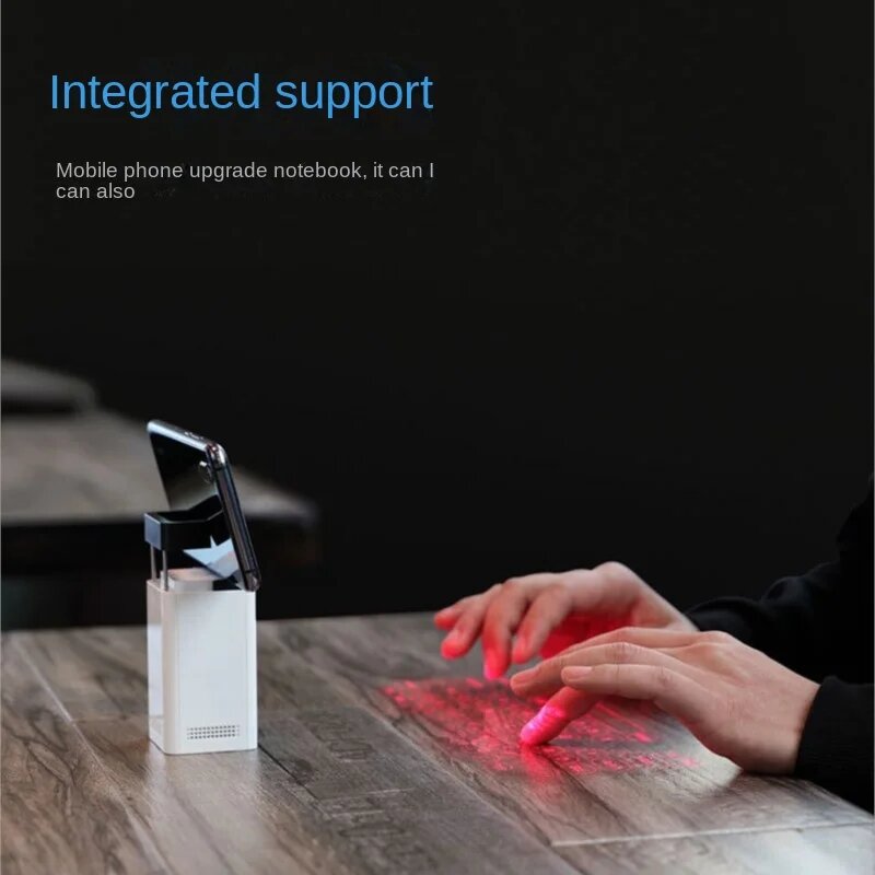 Виртуальная беспроводная клавиатура OllyMurs Touch, механическая технология, лазерная проекция, мобильный Bluetooth, инфракрасный беспроводной смысл 2024