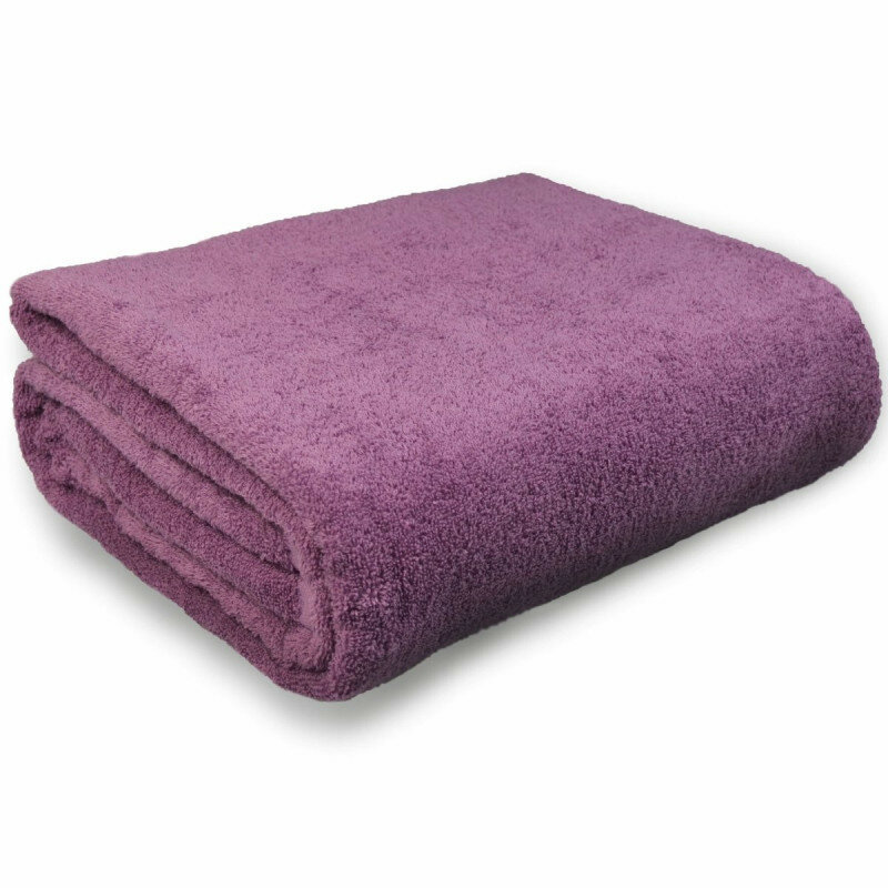 Махровая простынь 180х210 (Ashgabat DT) Пудра