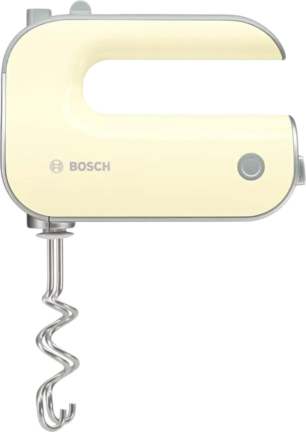 Миксер Bosch MFQ40301 ручной, белый, 5 скоростей, 500 Вт, венчики из нержавеющей стали FineCreamer, крюки для теста