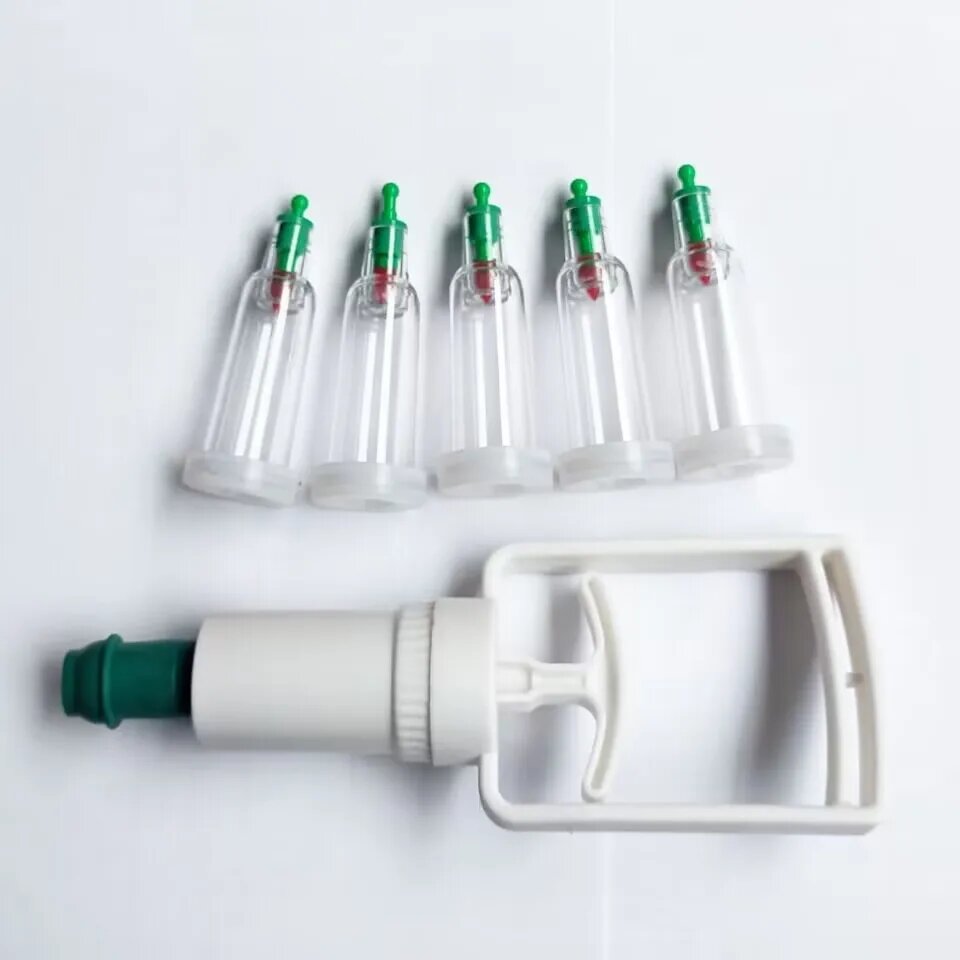 Очень маленькая банка для большого пальца, костяшки пальца от комаров, укол на кончике пальца, баночки U-образной формы для крови, присоска 1 Pump 5 Cups