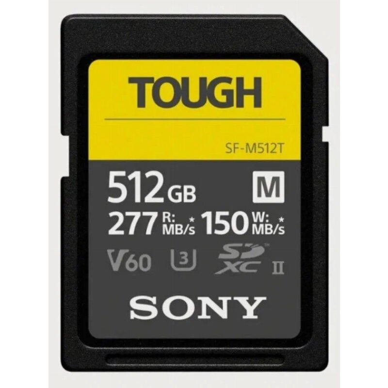 Карта памяти Sony SDXC UHS-II 512 ГБ, SF-M512/T2