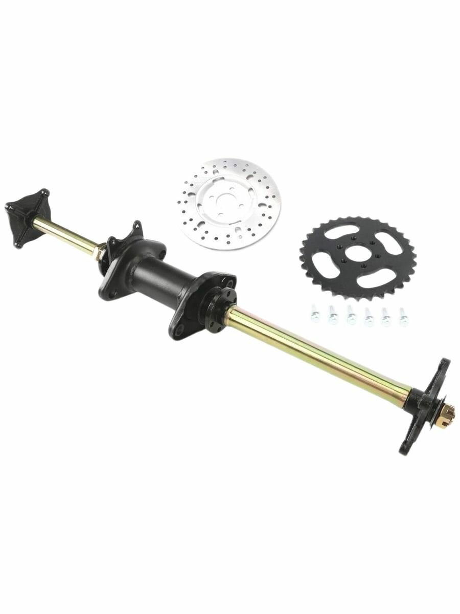 32-дюймовый задний мост 530 звездочка тормозной диск GY6 150cc 200cc ATV Go Kart Quad T A Мотошины 175/10.5 R1 H