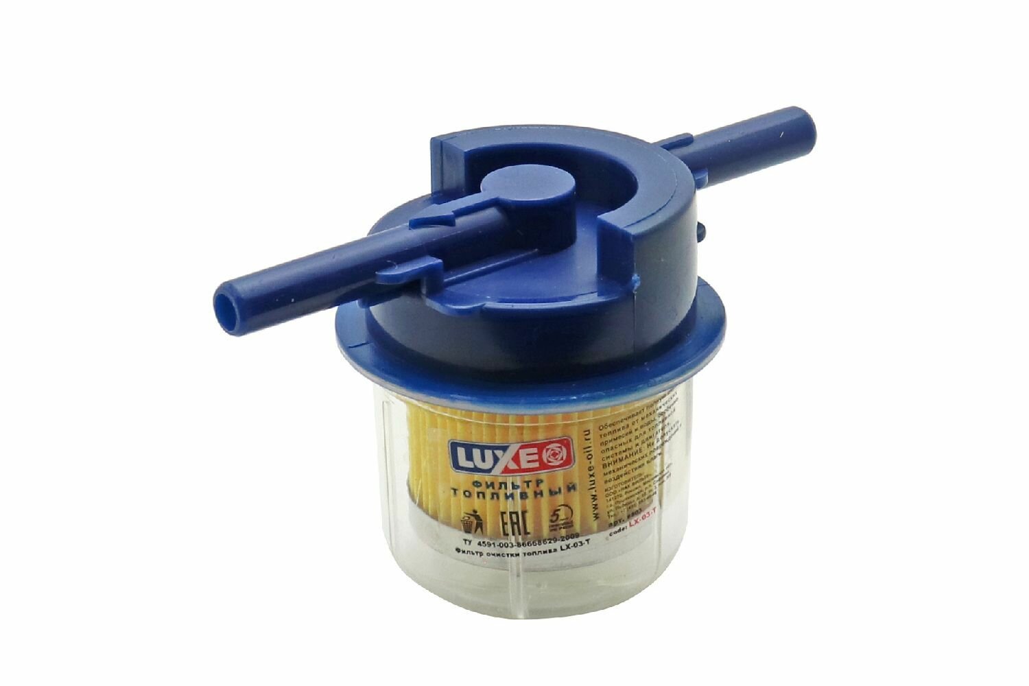 Фильтр топливный тонкой очистки LUXE LX-03-T (803) с вертикальным отстойником