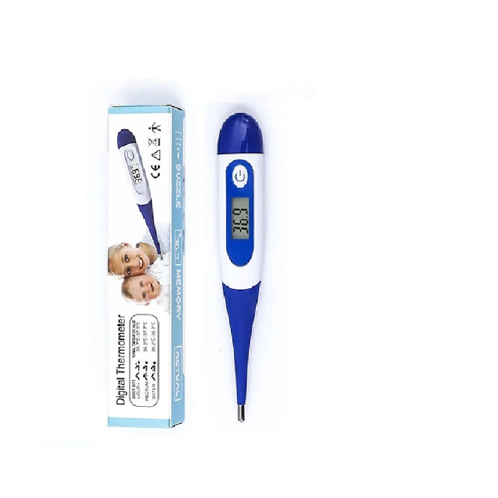 Цифровой термометр AIQUE для взрослых и детей dark blue