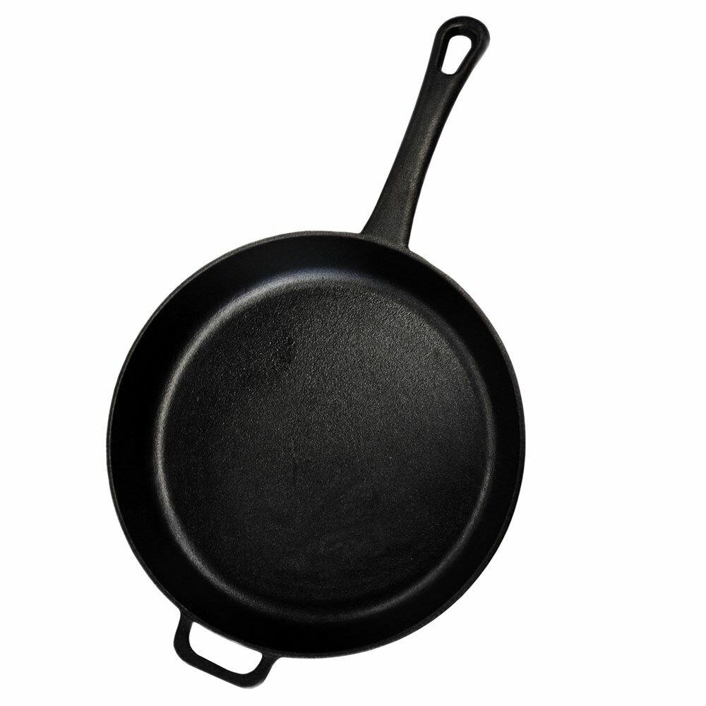 Сковорода чугунная с литой ручкой 26 см. Гардарика
