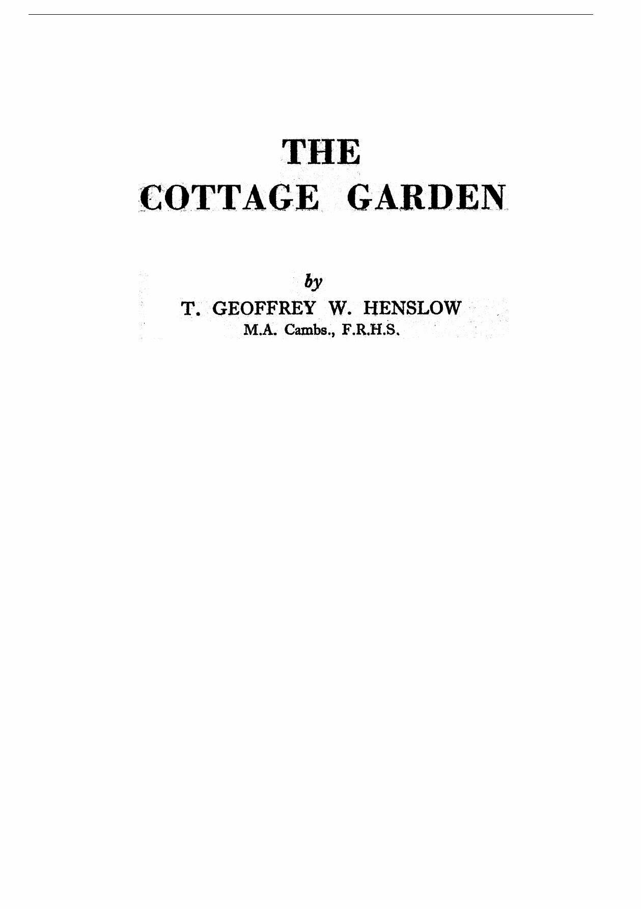 The Cottage Garden — фото 1