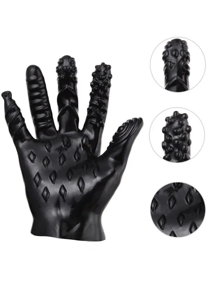 Перчатка для мастурбации эротическая секс перчатка