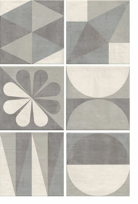 KERAMA MARAZZI Плитка Понти мат, 20x20 6,9 мм, арт. 5286 (цена за 1.04 м2)