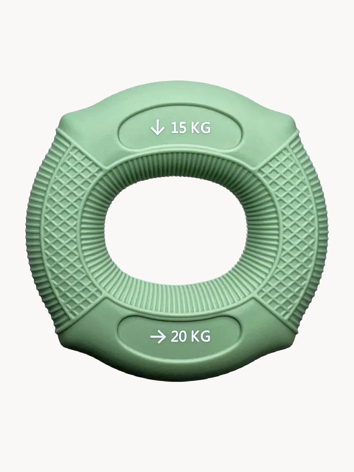 Эспандер кистевой круглый силиконовый двойной 15 - 20 кг, диаметр 8 см