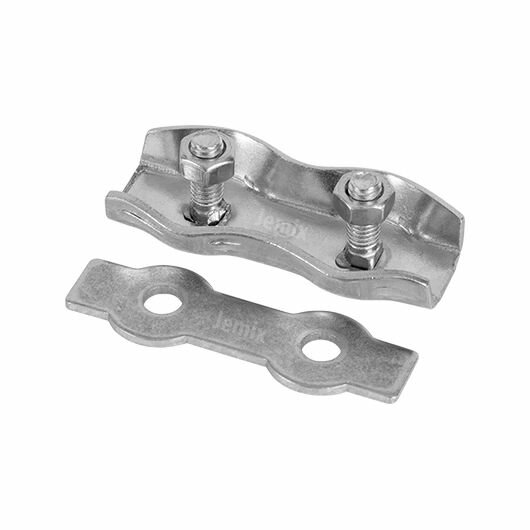 Зажим DUPLEX 5мм цинк JEMIX