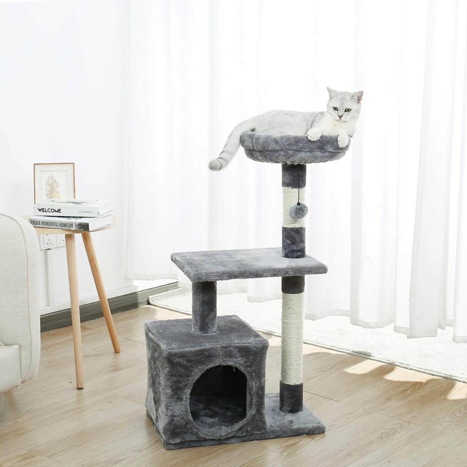 Кошачье дерево для домашних животных 85см.