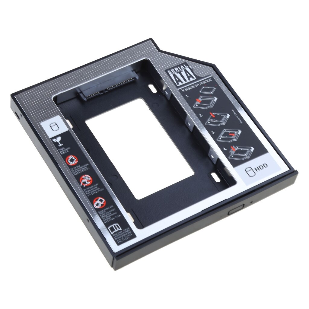 12,7 мм SATA 2-й жесткий диск SSD Универсальный жесткий диск Caddy для оптического отсека CD DVD-ROM