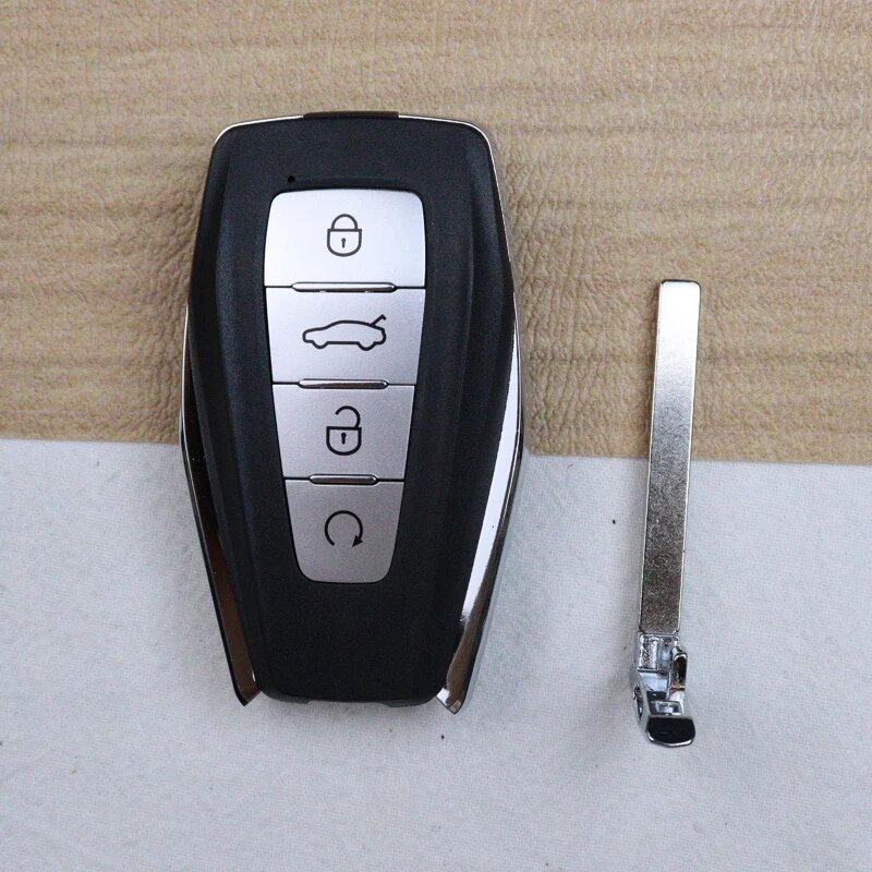 4-кнопочный корпус автомобильного ключа для Geely Global Kulrey Hawk GX7 Okavango Coolray X6 Geometry C Emgrand, No logo, 4 buttons