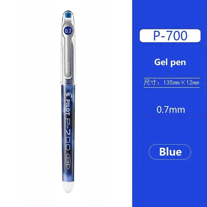 Гелевая ручка Pilot P500/P700 0,5/0,7 мм Синий, 0.7mm Blue