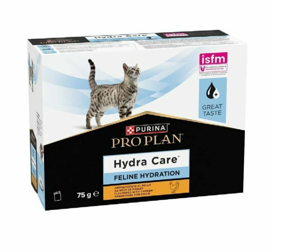 Pro Plan Hydra Care влажный корм для кошек курица паучи 5шт х 75гр