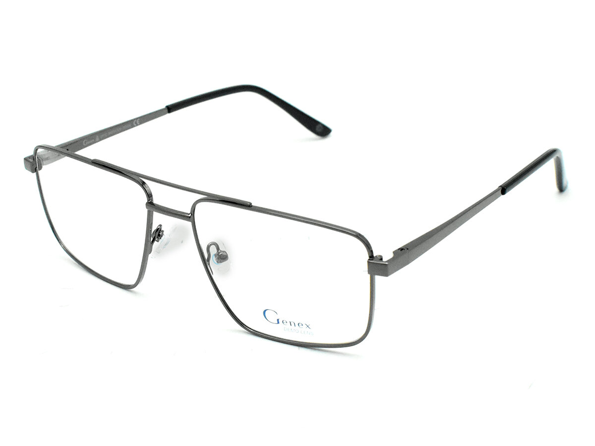 Оправа для очков Genex G-1377 C003 пол Мужской форма оправы Авиатор цвет оправы Серебряный