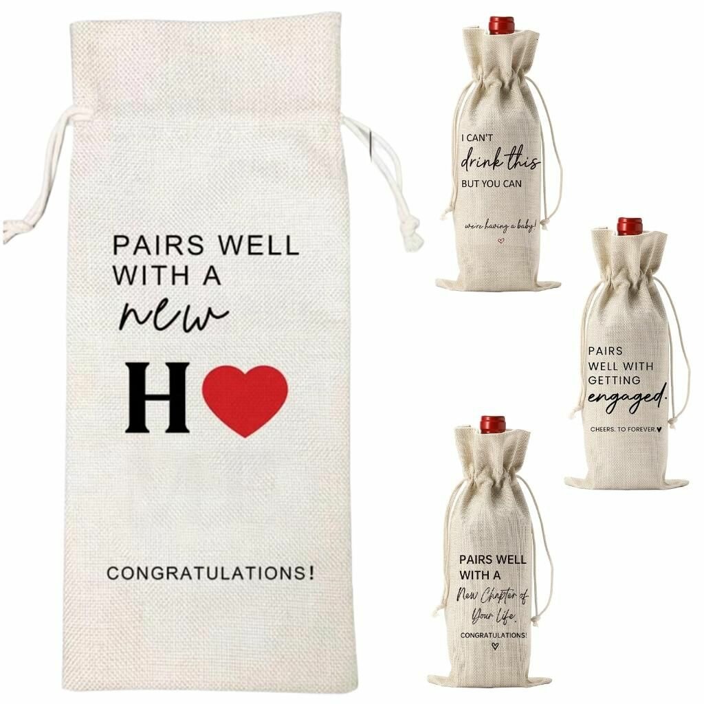 Практичный аксессуар для упаковки винных подарков с защитной подкладкой, защитные чехлы для винных бутылок, подходят для путешествий и демонстрации