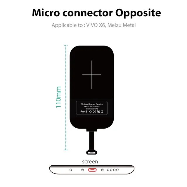 NILLKIN Magic Tags беспроводной зарядный приемник Micro USB/адаптер Type C для For Micro USB B