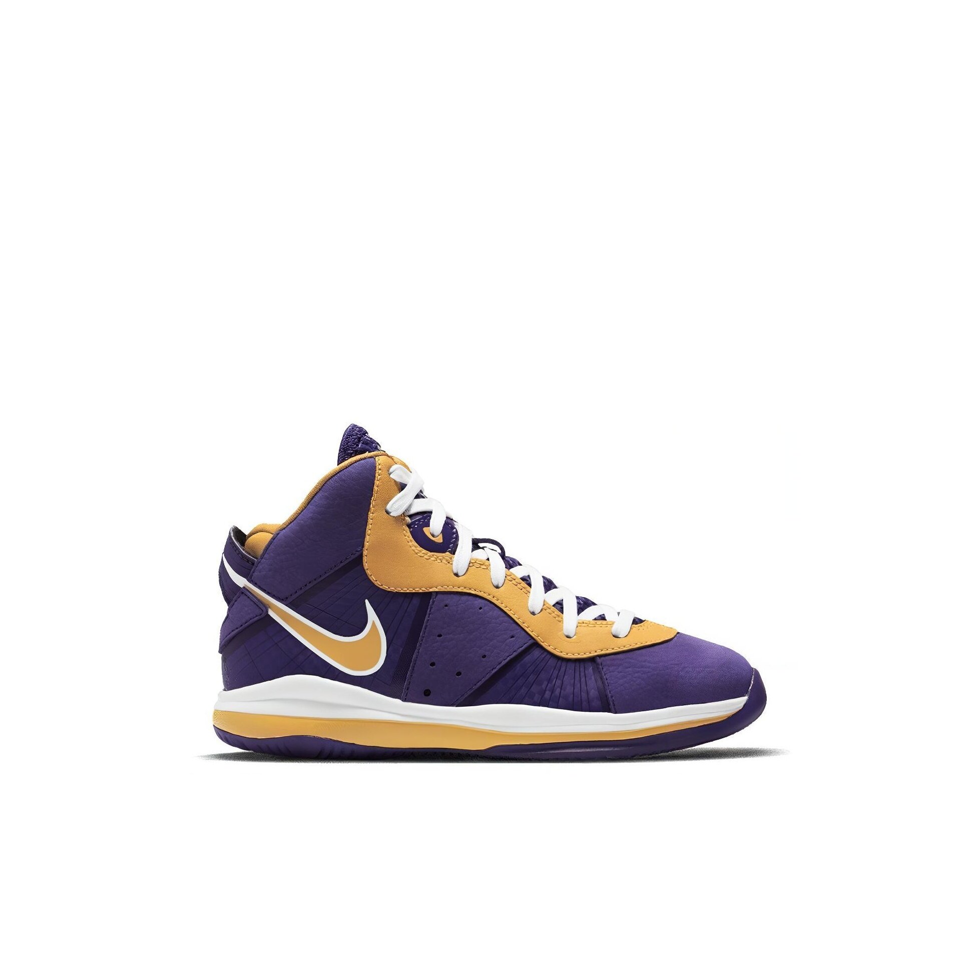 Кеды NIKE Lebron 8, размер EU 28 стопа (17CM), желтый/фиолетовый — фото 1