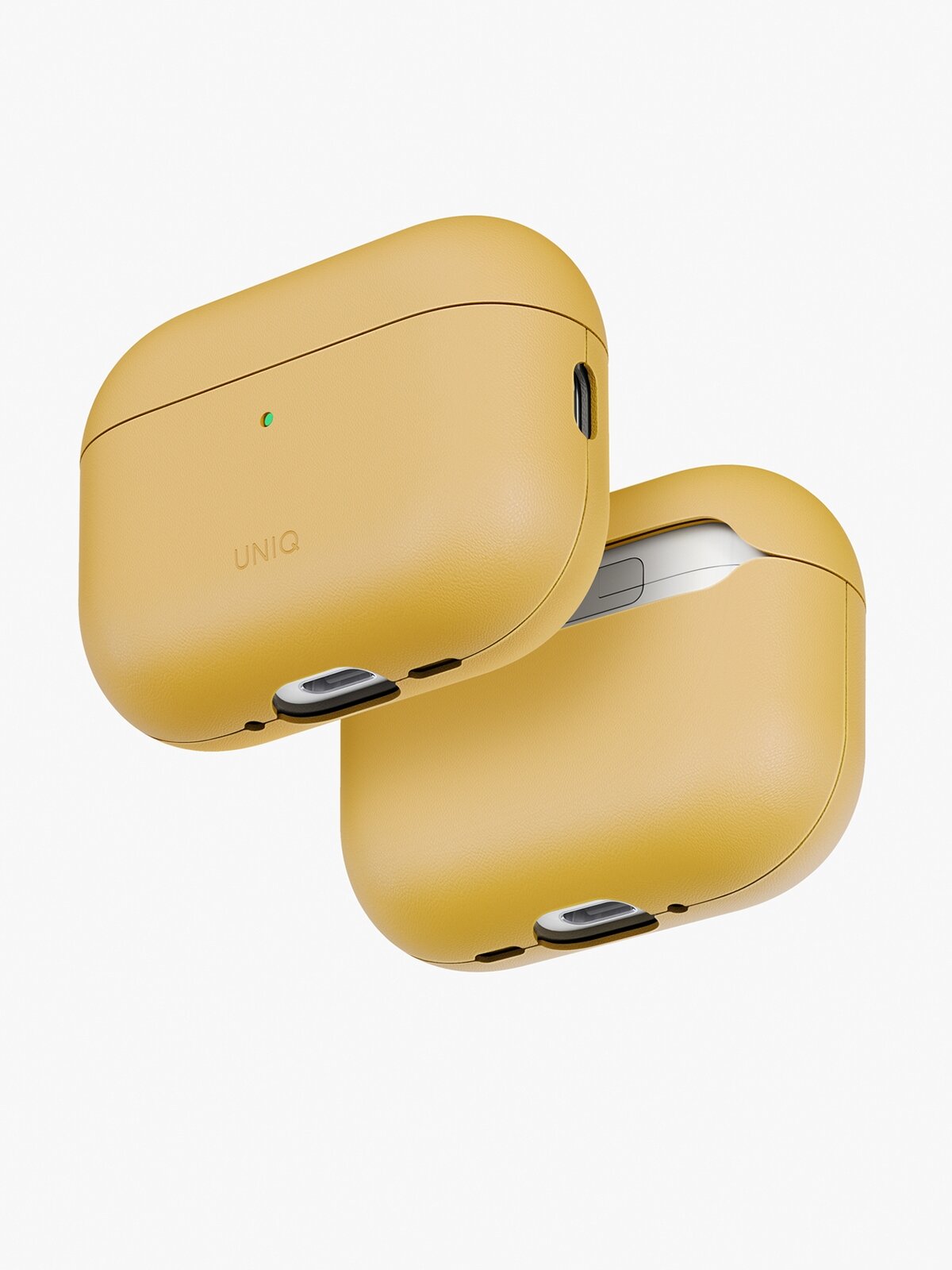 Uniq кожаный чехол для Airpods Pro 3, Lyden Vex Leatherette, Canary Yellow