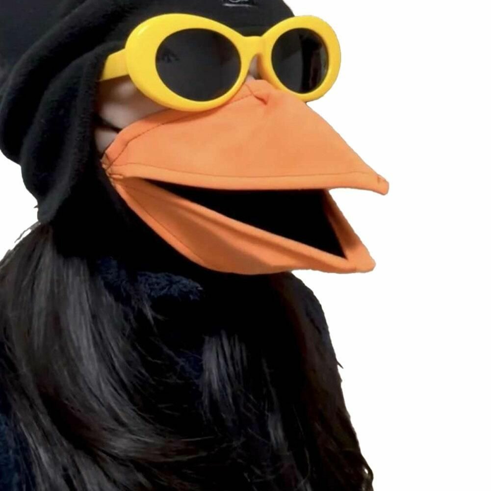 Маска ворона с подвижным клювом, 3D игрушка для косплея