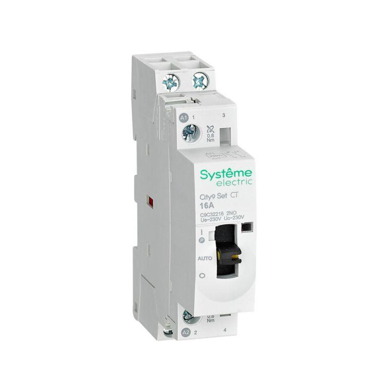 Контактор 2п City9 Set 2НО 16А AC 230В-230В SE, SCHNEIDER ELECTRIC C9C32216 (1 шт.)