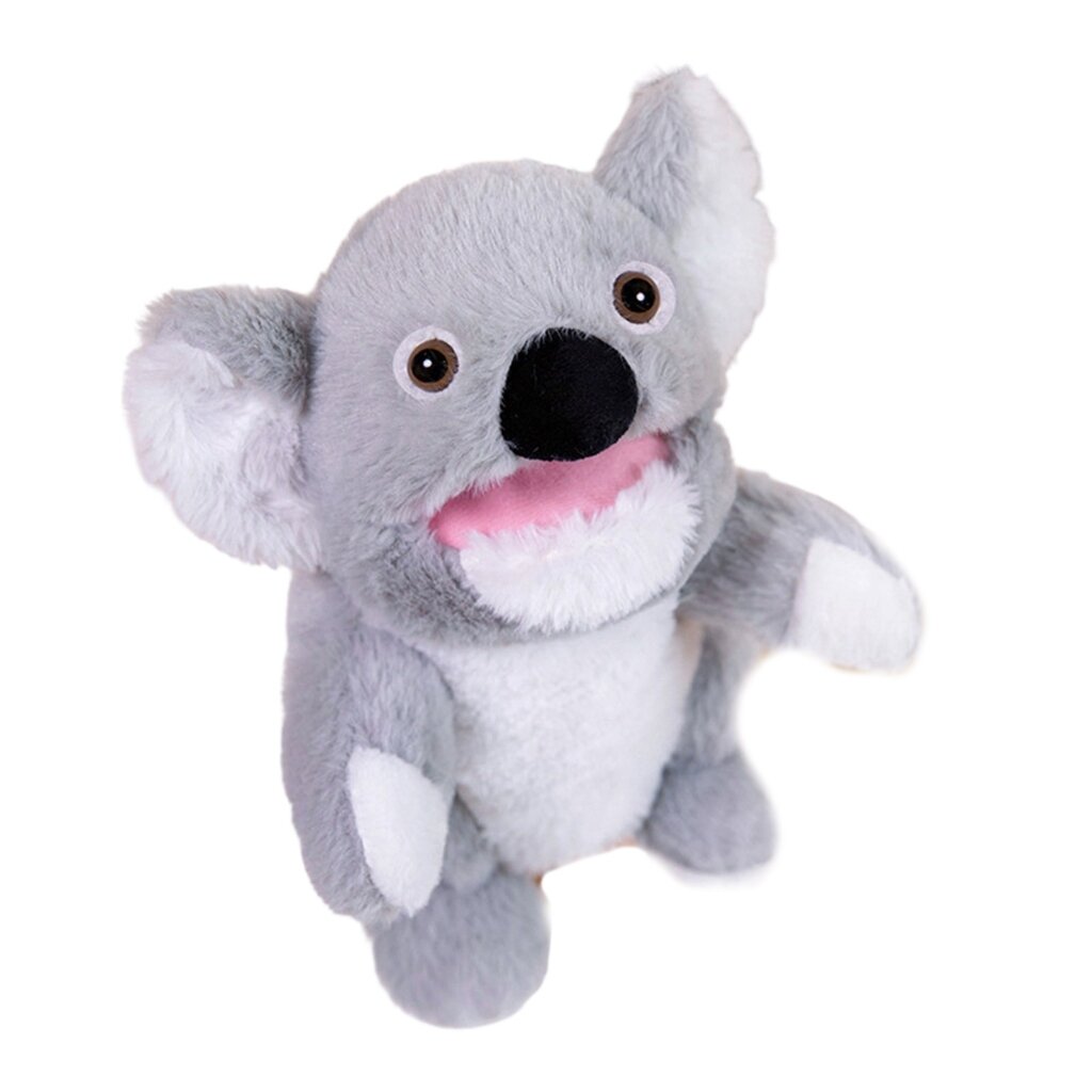 Мультяшное Животное Ручная Кукла Прекрасная Мягкая Игрушка Подвижный Рот Рассказывающий Истории Подарок